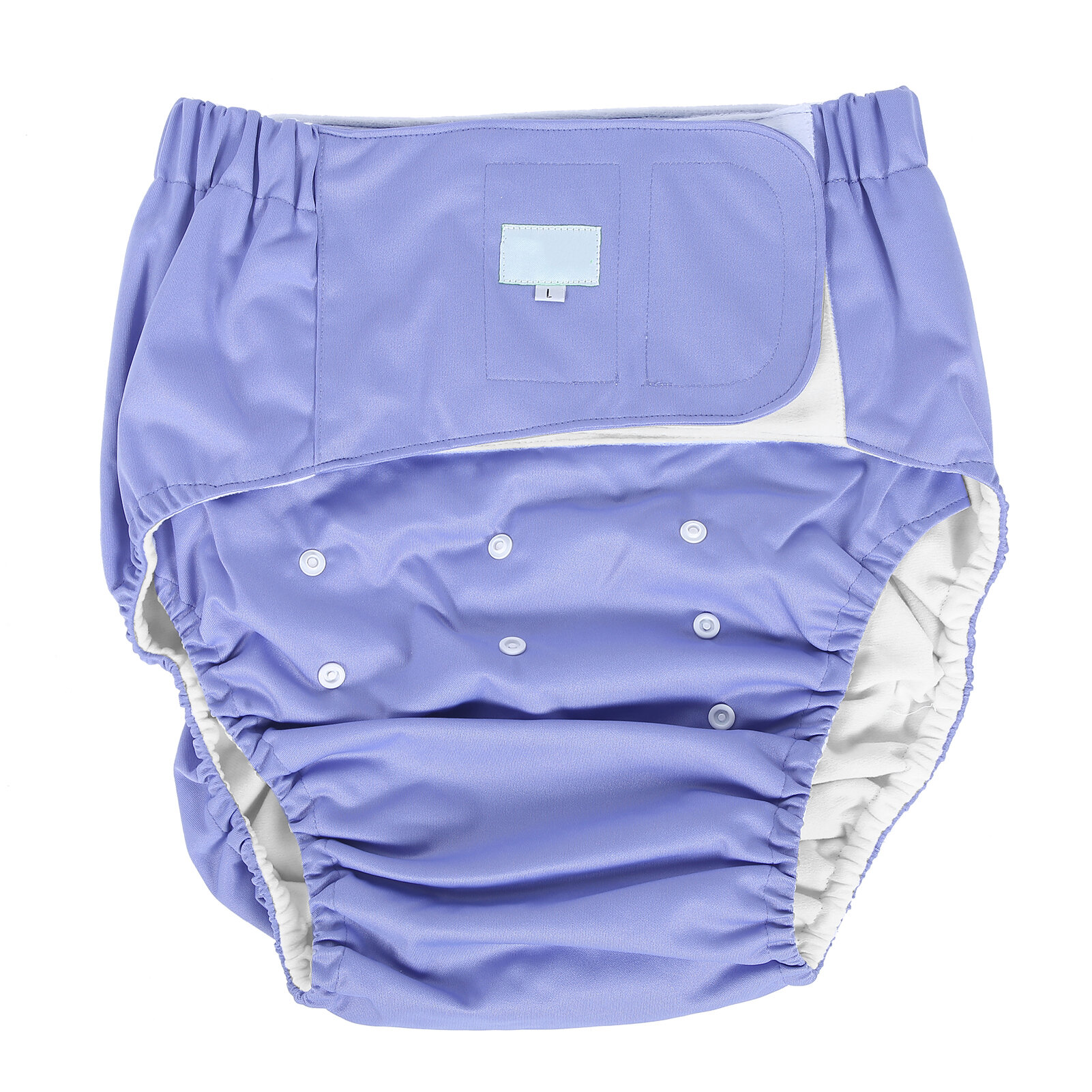 Adult Diaper Reusable Elderly Incontinence Nappy Washable Adjustable Pants201 Light Purple