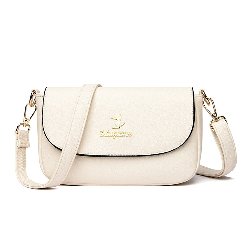 Сумка через плечо для женщин, новинка 2025 года, модная женская сумка среднего возраста в корейском стиле, простая многофункциональная сумка через плечо