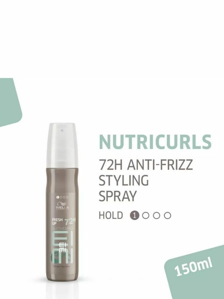 Wella Professionals Спрей для блеска кудрявых волос Eimi Nutricurls Fresh Up, 150 мл