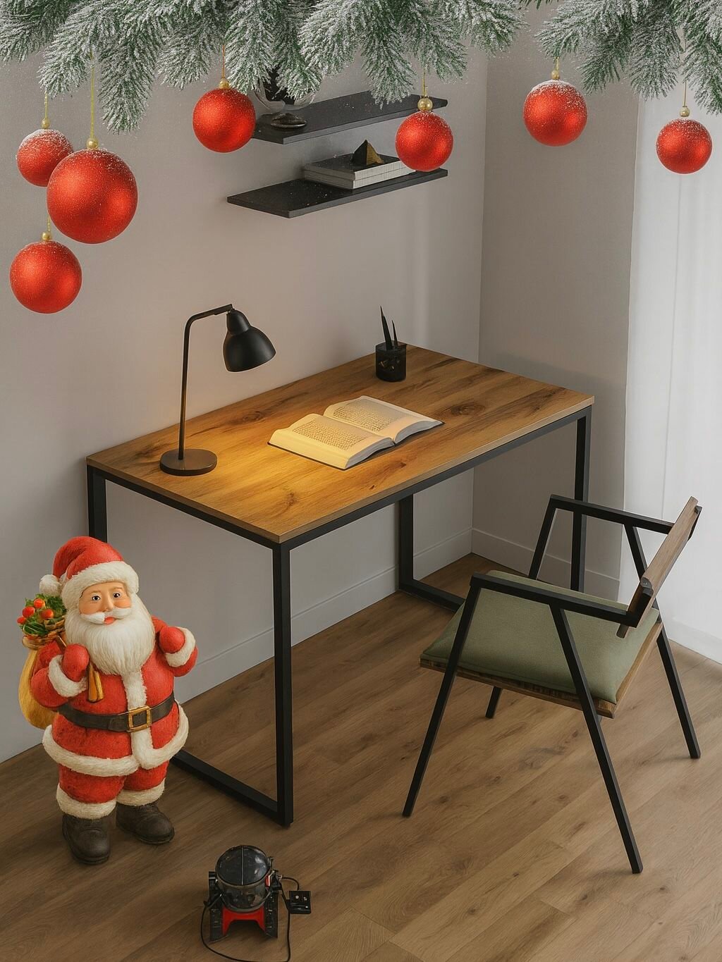 Стол компьютерный, письменный, игровой, кухонный, лофт, 120х60х75 см (ШхГхВ)