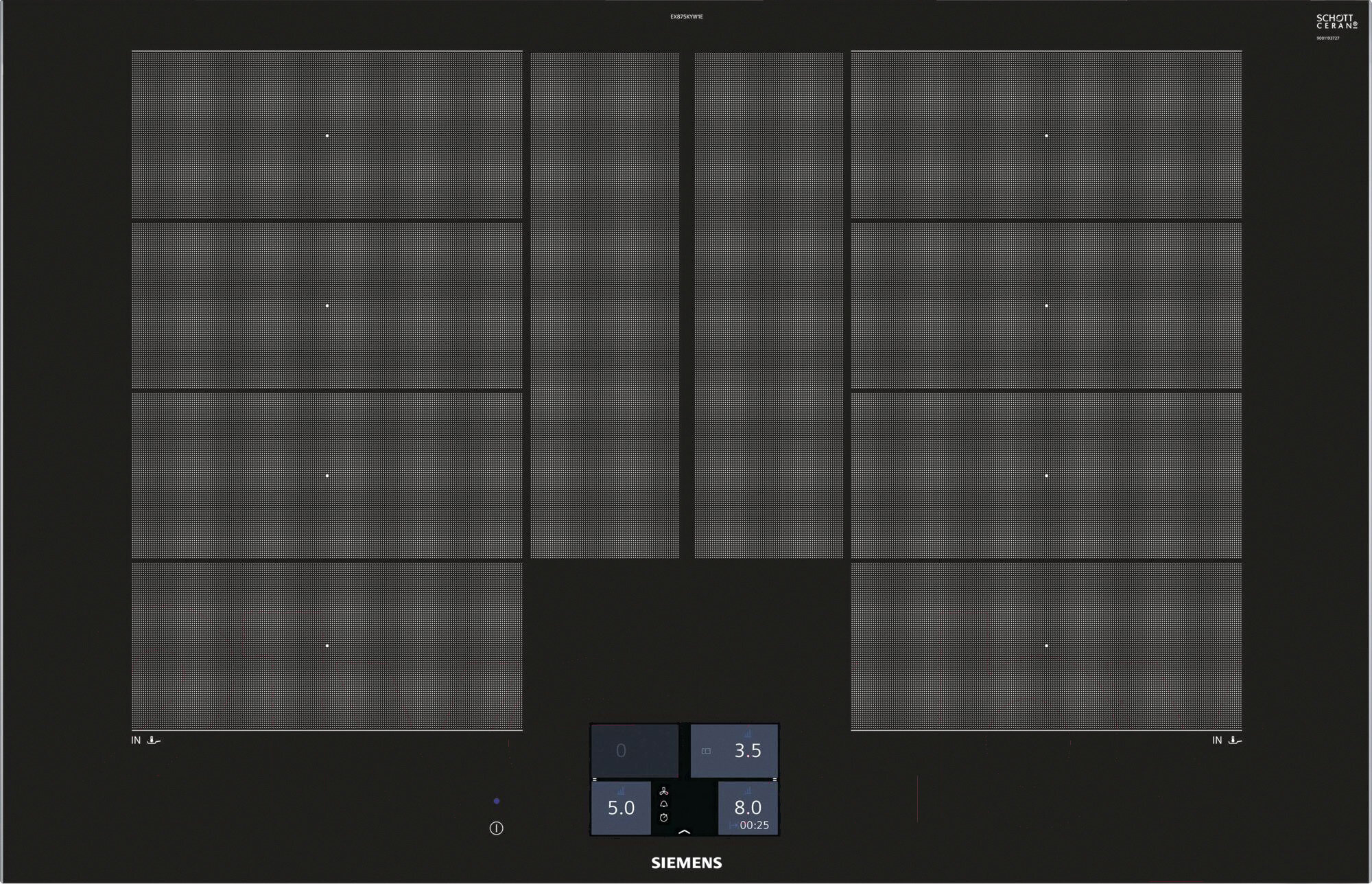 Независимая электрическая варочная поверхность Siemens EX 875KYW1E