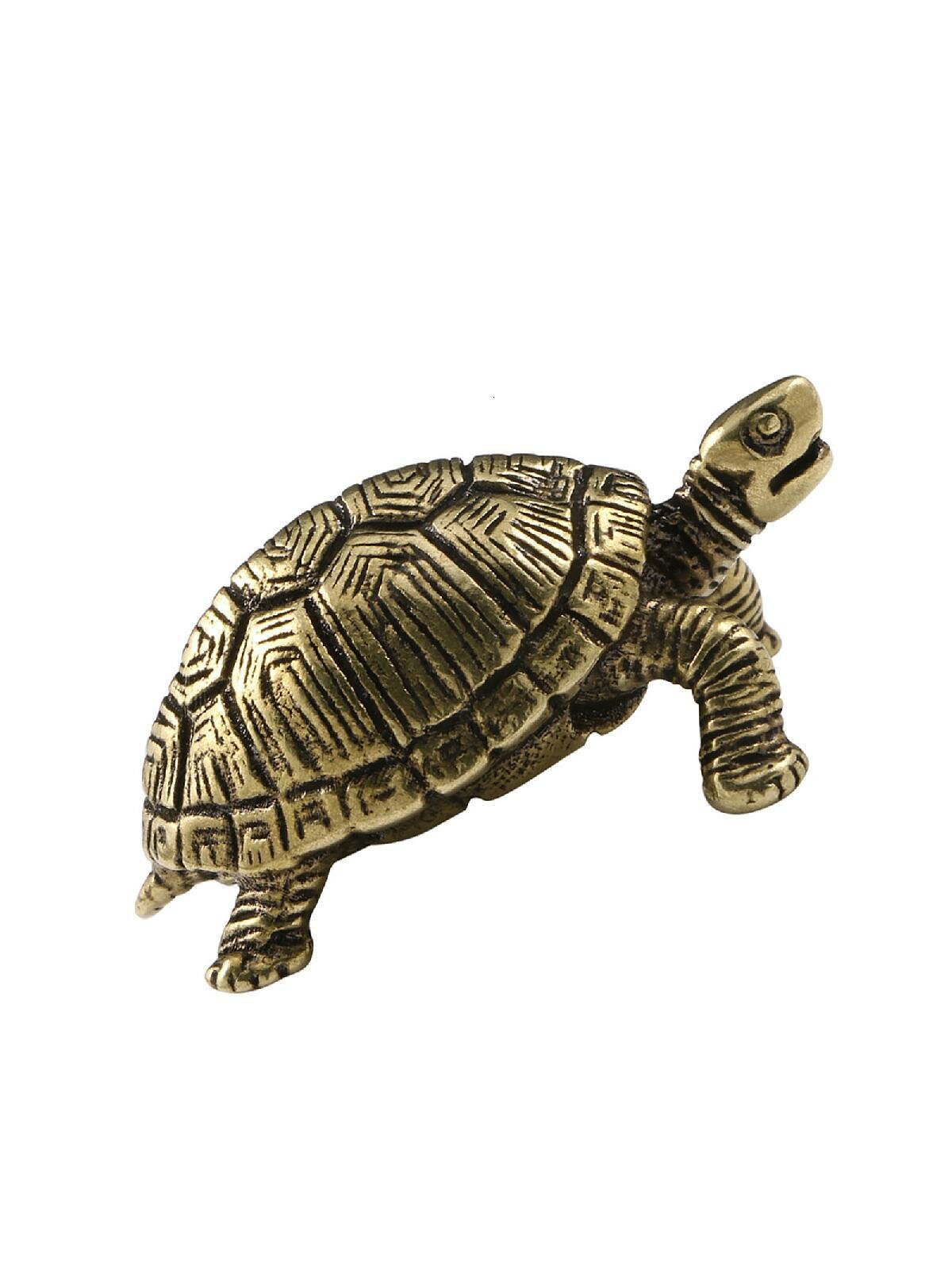 Статуэтки черепах, Статуэтка латунной черепахи, Декоративные предметы для черепах, украшение стола