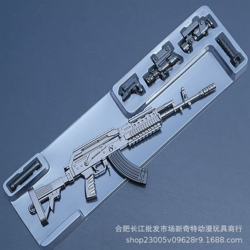 Боевое поле боя Battle Royale, оружие M24, AKM, M416, 98K, AWM, модель пистолета, брелок с кожей