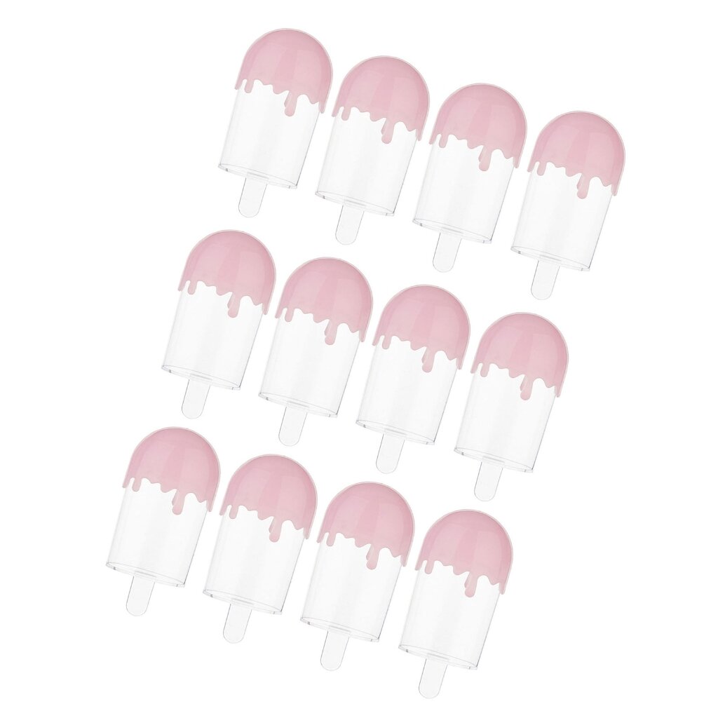 Упаковка из 12 Креативных Коробок Конфет для Дней Рождения Свадеб Прозрачных Держателей Для Сладостей Прозрачных Пластиковых Контейнеров Для Закусок