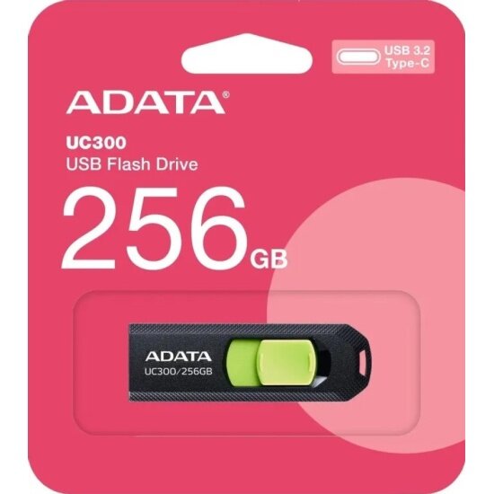 USB флешка Adata 256Gb UC300 black USB Type-C 3.2 Gen 1