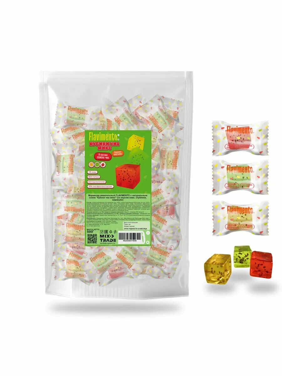 Конфеты мармеладные ассорти с соком, 500 г