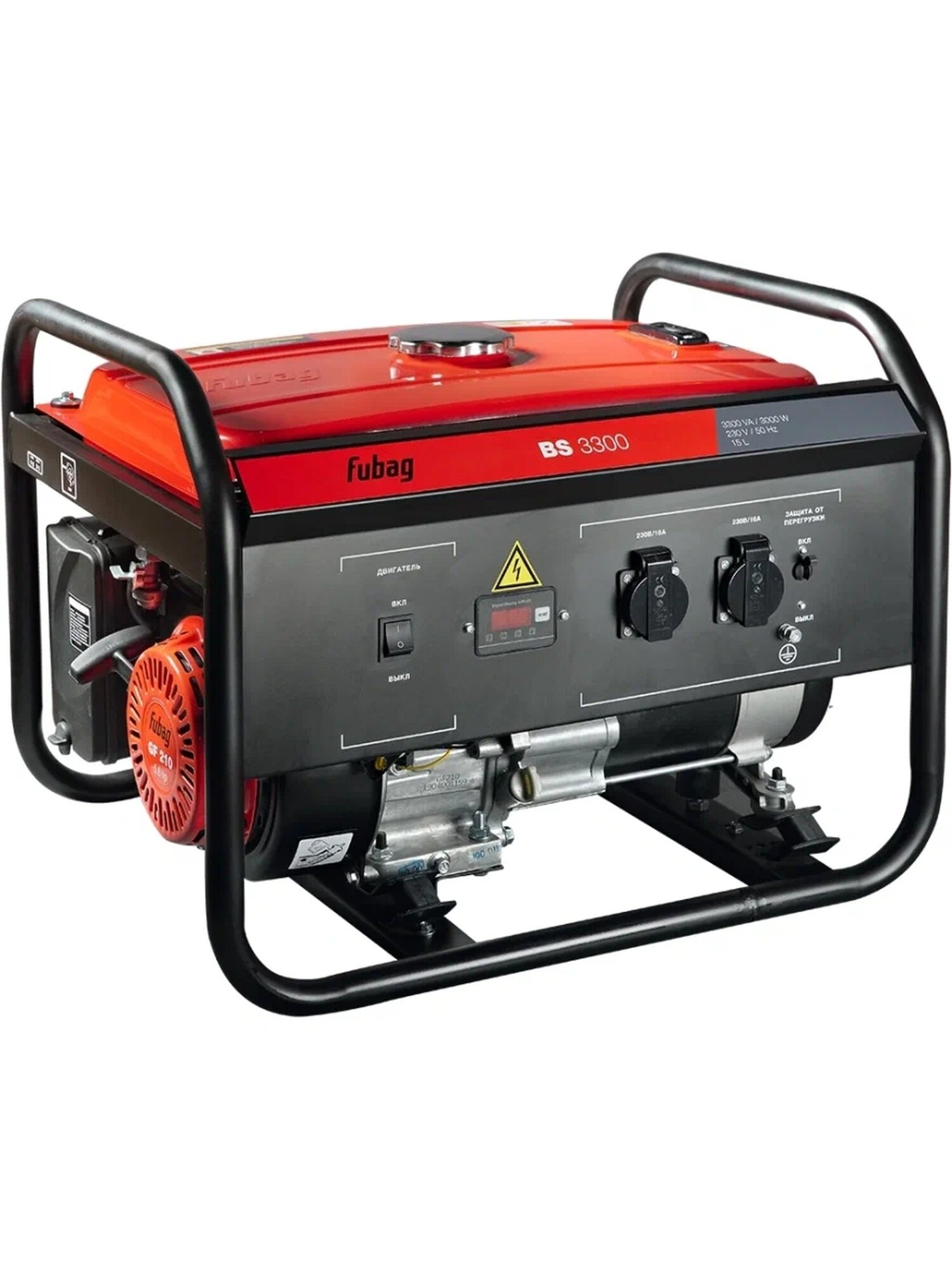 Генератор Fubag BS 3300, однофазный, 3 кВт, 4-тактный двигатель CBS210