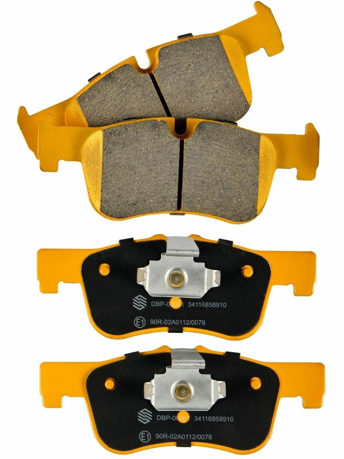 Колодки тормозные передние качество от WAYTEKO Арт. DBP-00001/ 34116858910