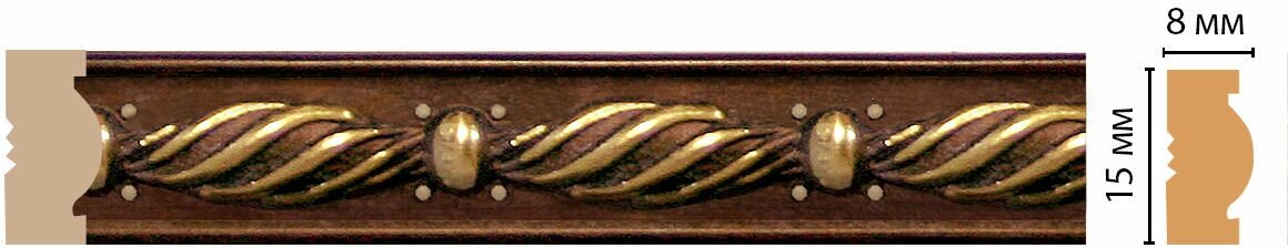 Молдинг Decomaster 105-51 В15хШ8хД2400 мм / Декомастер.