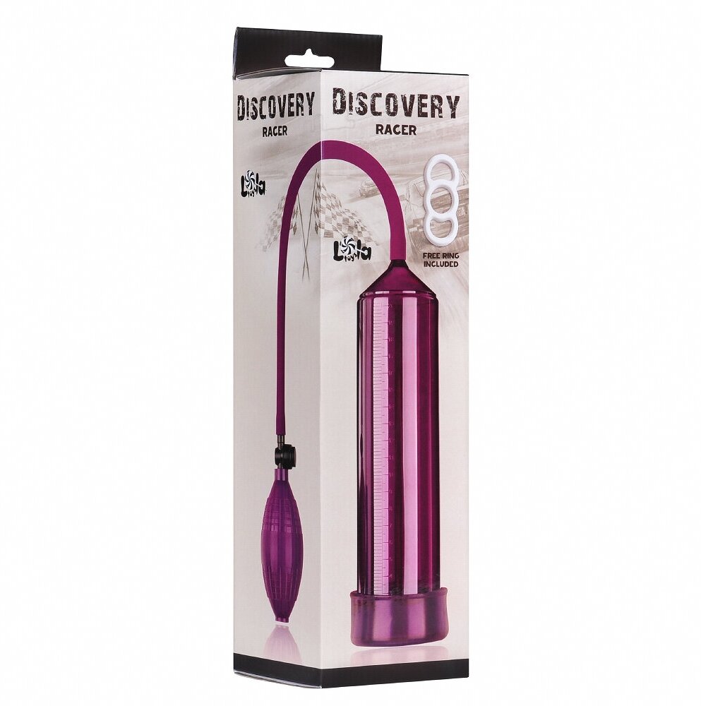 Discovery Racer, фиолетовая — вакуумная помпа, 20×5.5 см