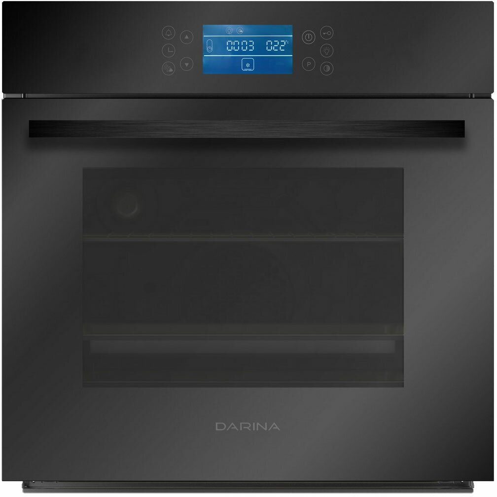 Электрический духовой шкаф Darina 2V BDE 112 710 BB 59 см, 65 л, гриль и конвекция, черный