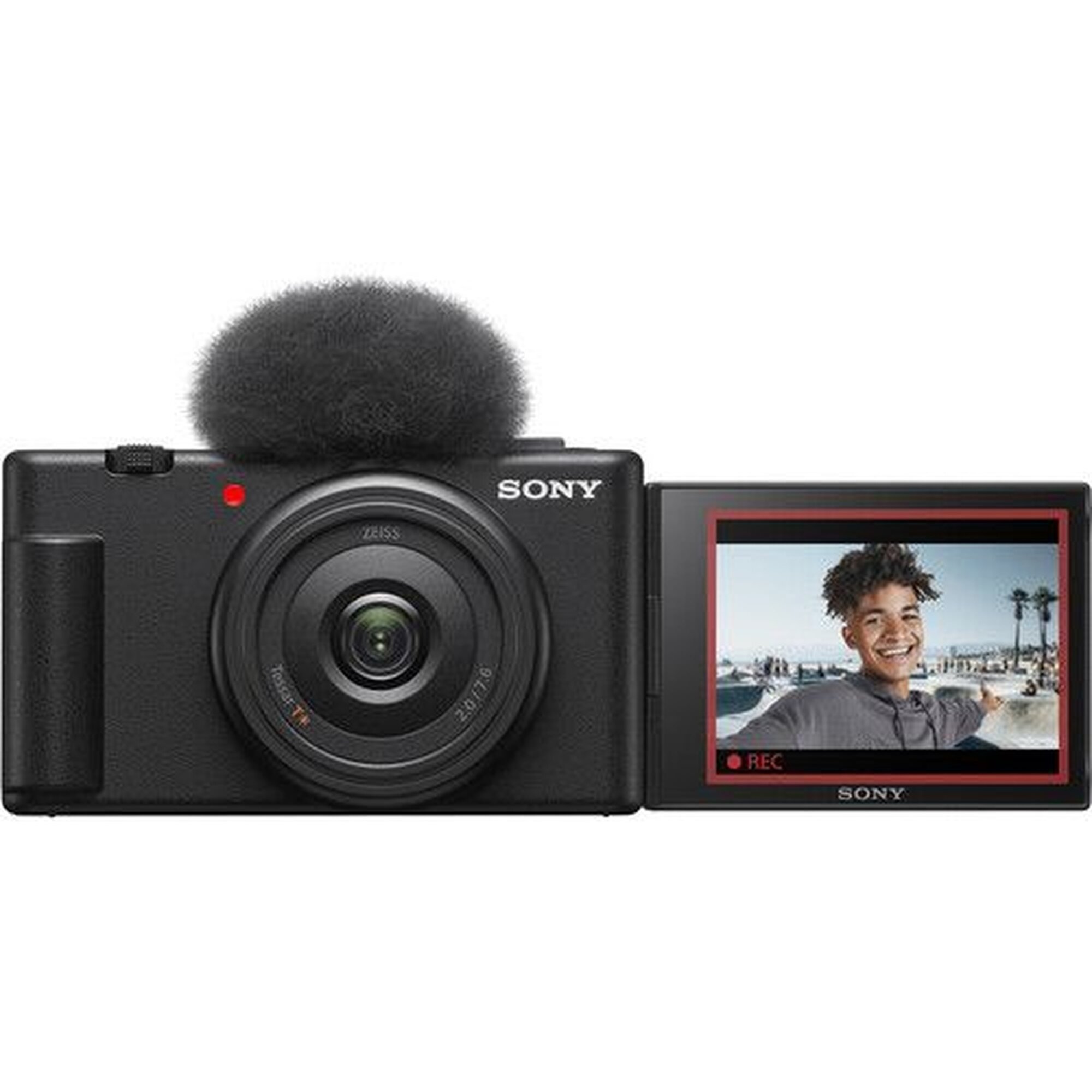 Фотоаппарат Sony ZV-1F, 20,1 Мп, 1-дюймовый сенсор, широкоугольный объектив, 3,0" экран