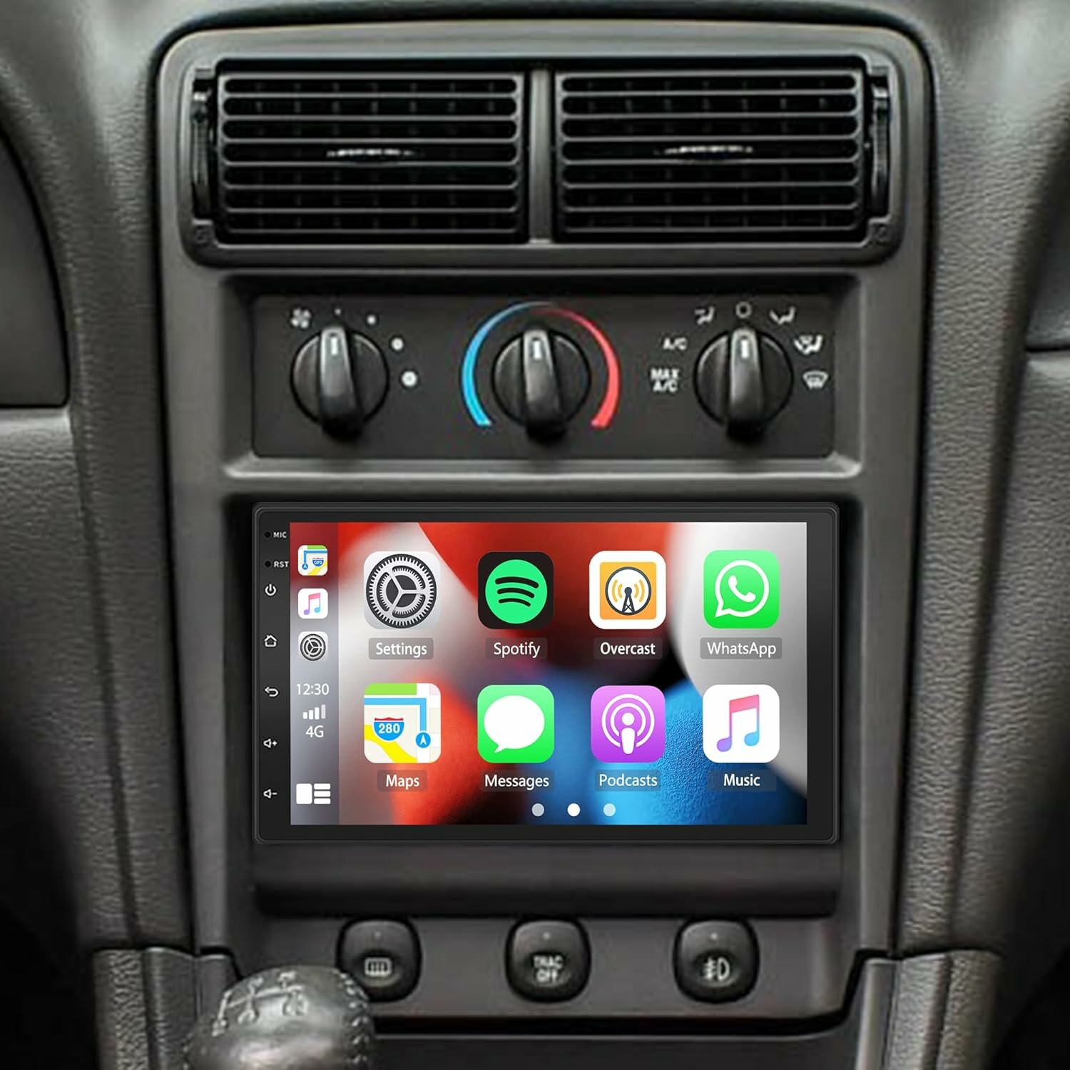 Автомобильная стереосистема для Ford Mustang Great 2001, 2002, 2003, 2004, 7-дюймовый Android 13, автомобильная