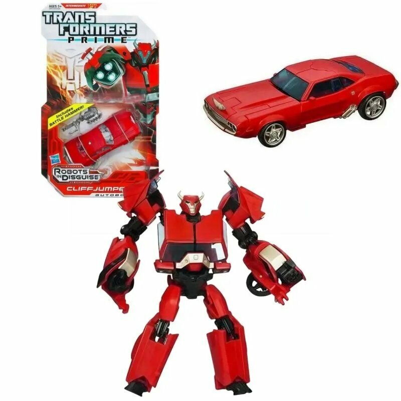 Трансформеры Игрушка хасбро Transformers Prime Robots in Disguise Cliffjumper Deluxe Action Figure