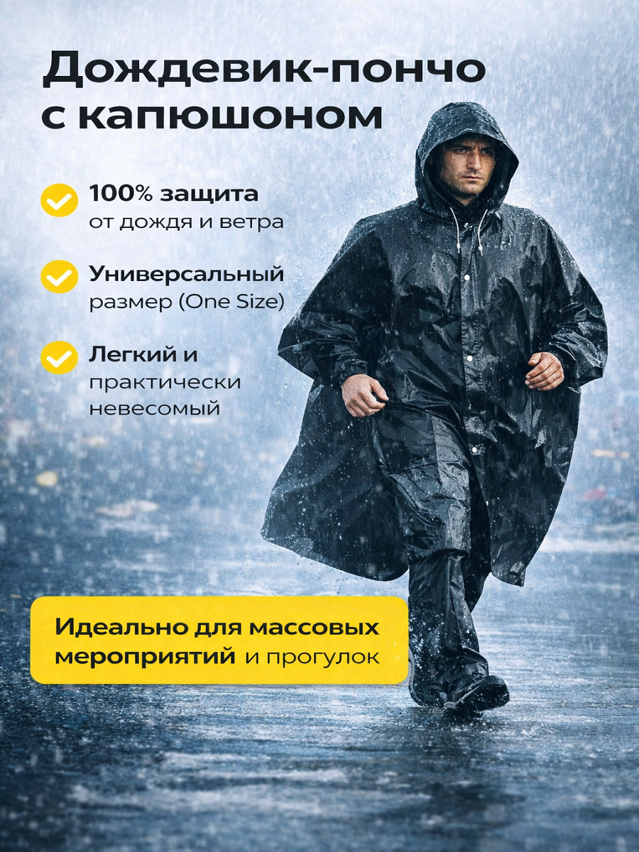 Плащ-дождевик Весна-лето 2026