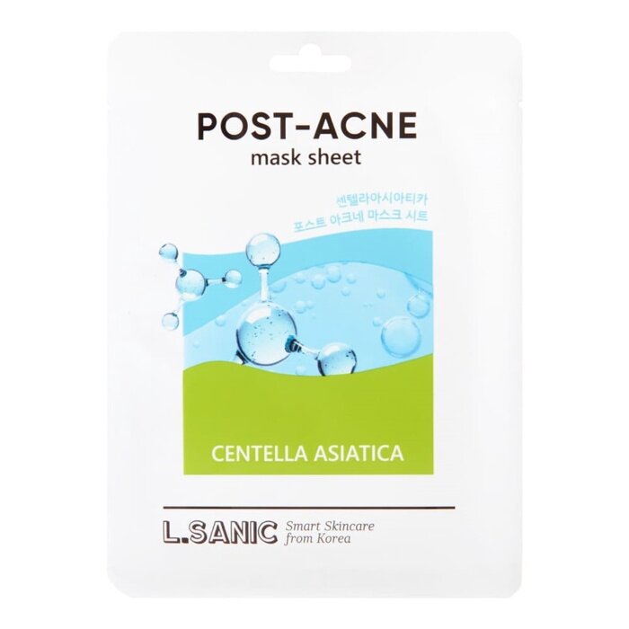 Маска для лица тканевая L.Sanic Centella Asiatica Post-Acne Mask Sheet, для проблемной кожи, 25 мл