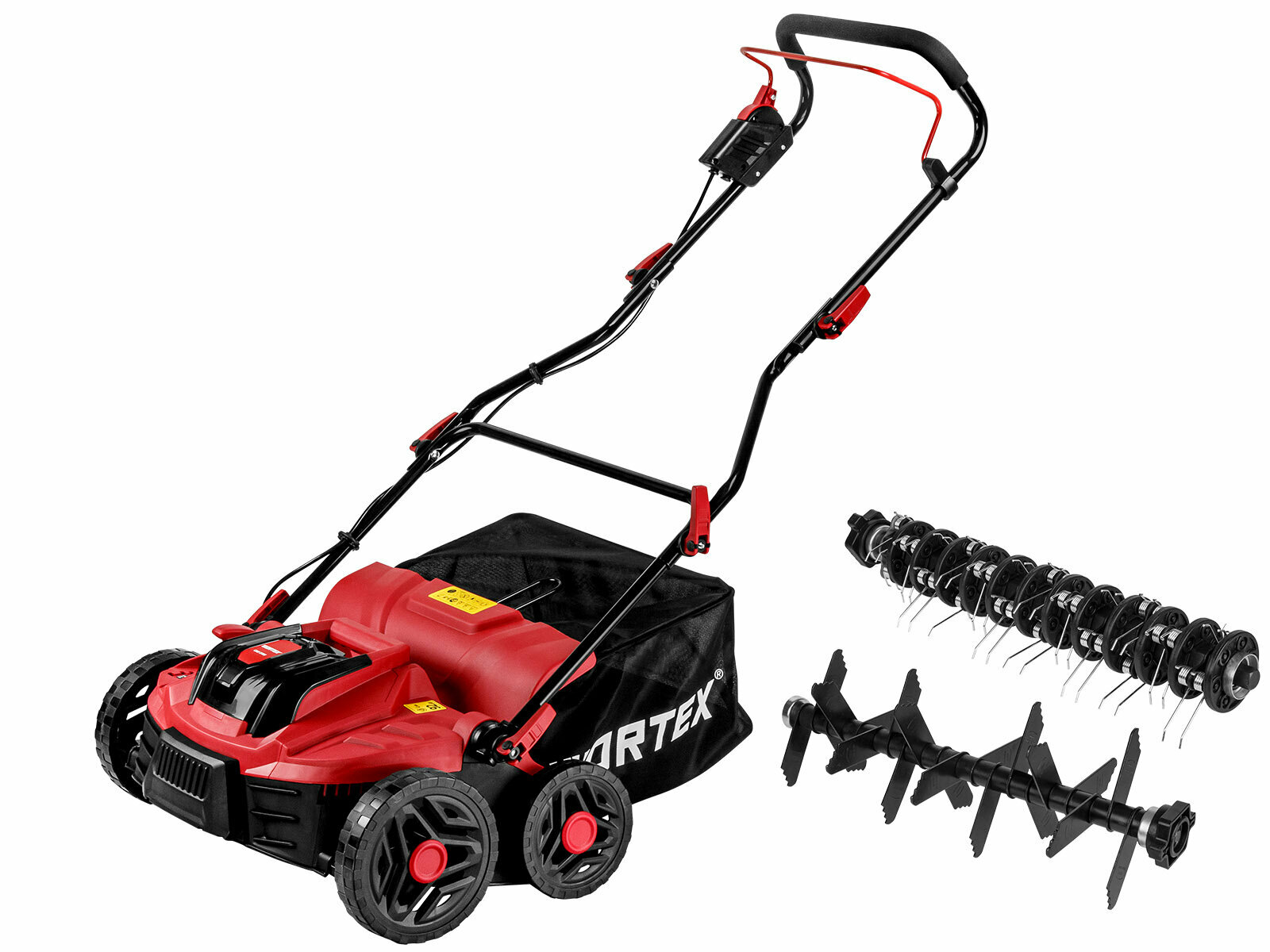 Аэратор-скарификатор для газона аккумуляторный WORTEX CAE 3736 ALL1 XLT SOLO уценка