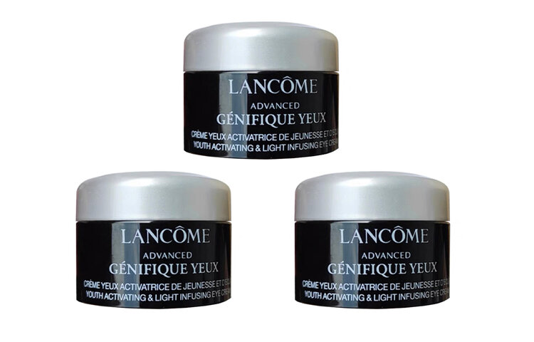 Осветляющий крем для глаз женский LANCOME 2 Black Bottle, набор пробников 5ml*3