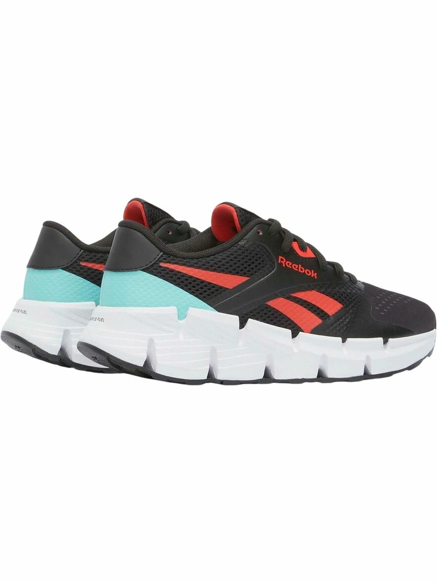 Кроссовки Reebok Zig Dynamica 5 K, размер 7 US, черный, голубой, красный — фото 1