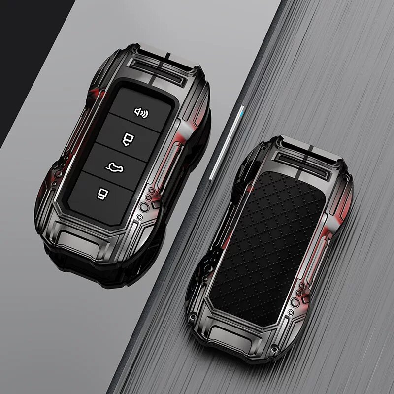 Черный воин из цинкового сплава автомобильный чехол для ключей Haval H6 M6 Plus, одинарная оболочка - модель 2024 года