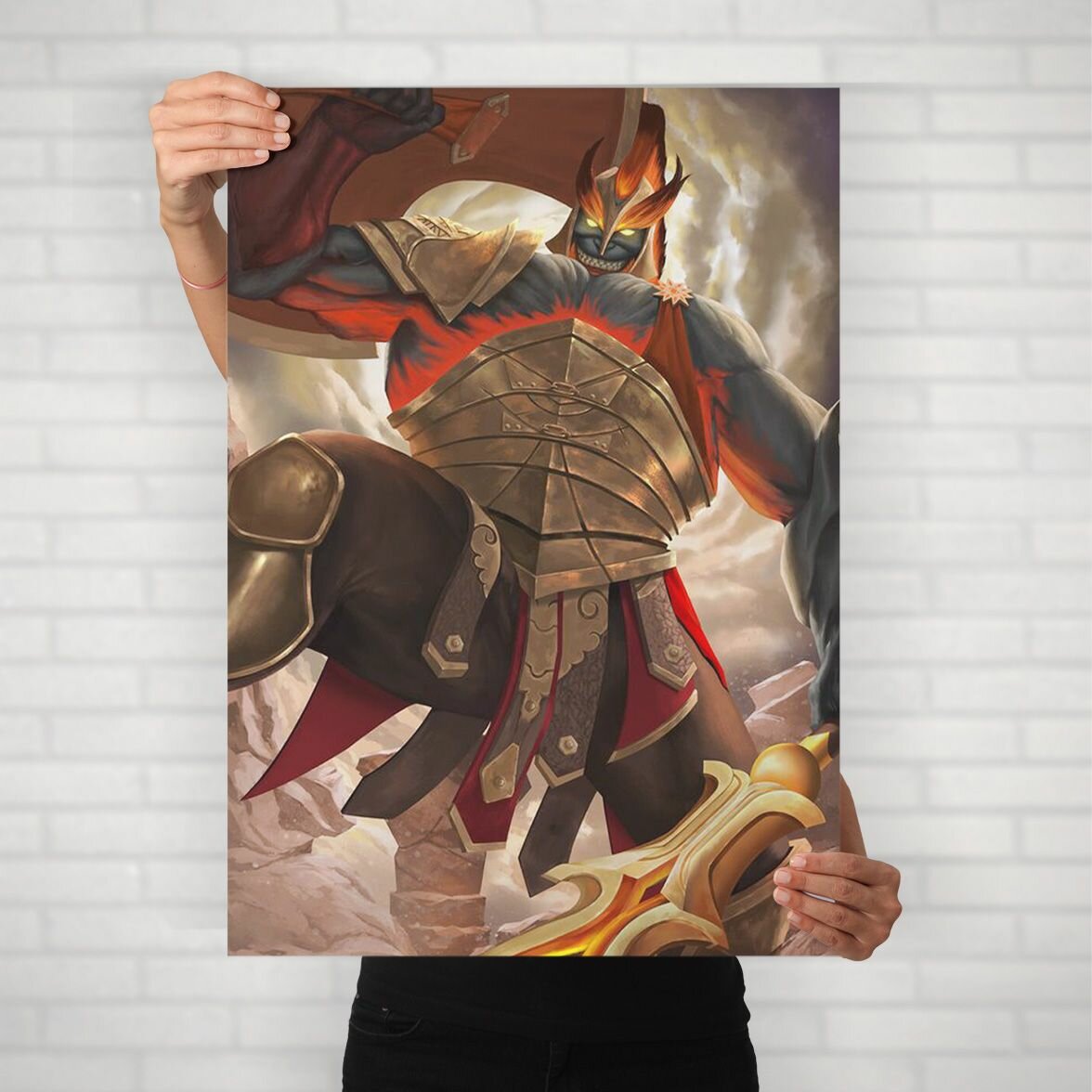 Плакат на стену для интерьера Dota 2 (Mars) - Постер по игре формата A1 (60х84 см)