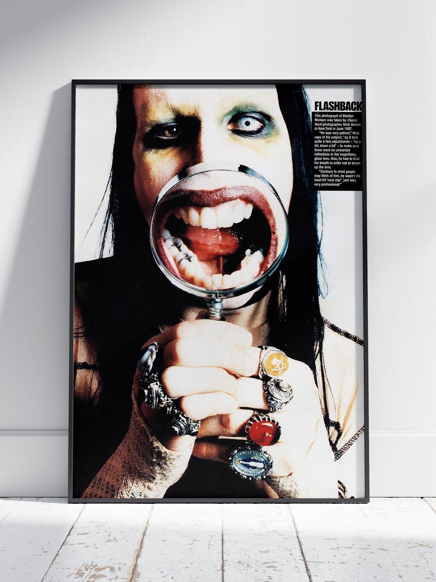 Плакат на стену для интерьера Мэрилин Мэнсон (Marilyn Manson 15) - Постер по музыке и артисту формата A4 (21x30 см)