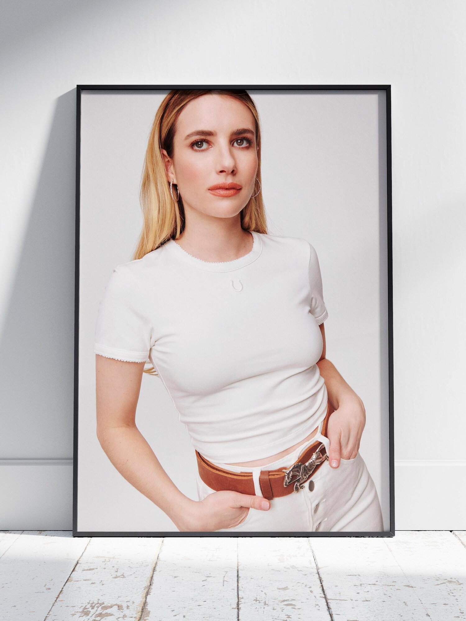 Плакат на стену для интерьера Эмма Робертс (Emma Roberts 19) - Постер по актеру фильма, кино, сериала формата A4 (21x30 см)