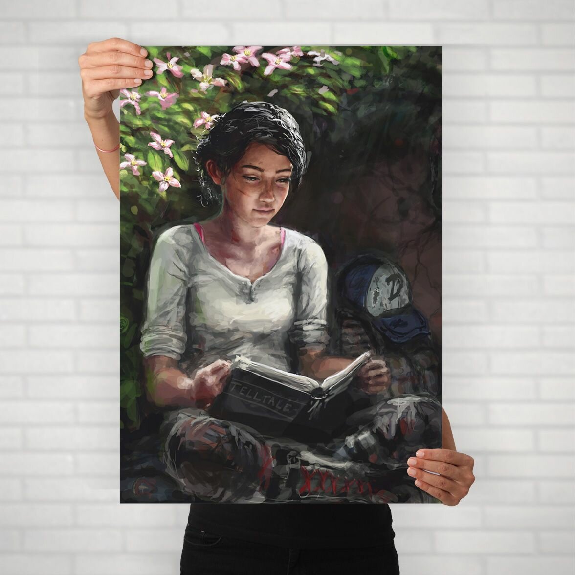 Плакат на стену для интерьера The Walking Dead (Клементина 4) - Постер по игре формата А2 (42x60 см)
