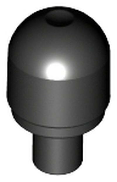 Деталь Lego 58176 Bar with Light Bulb Cover (Bionicle Barraki Eye)