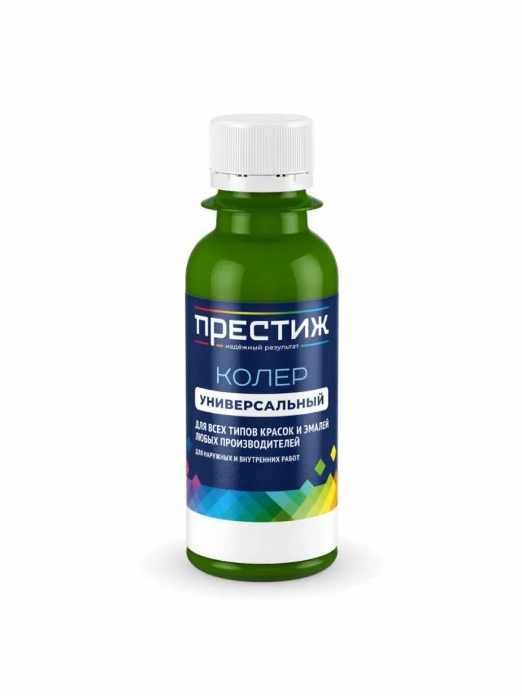 Колер краска Престиж №11 полынь 100 мл — универсальная колеровочная краска зеленого цвета для ремонта и дизайна