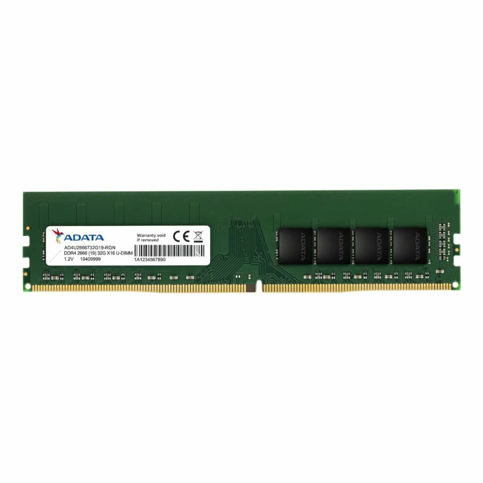 Модуль памяти ADATA 16GB DDR4 3200 U-DIMM (AD4U320016G22-SGN) CL22, 1684340