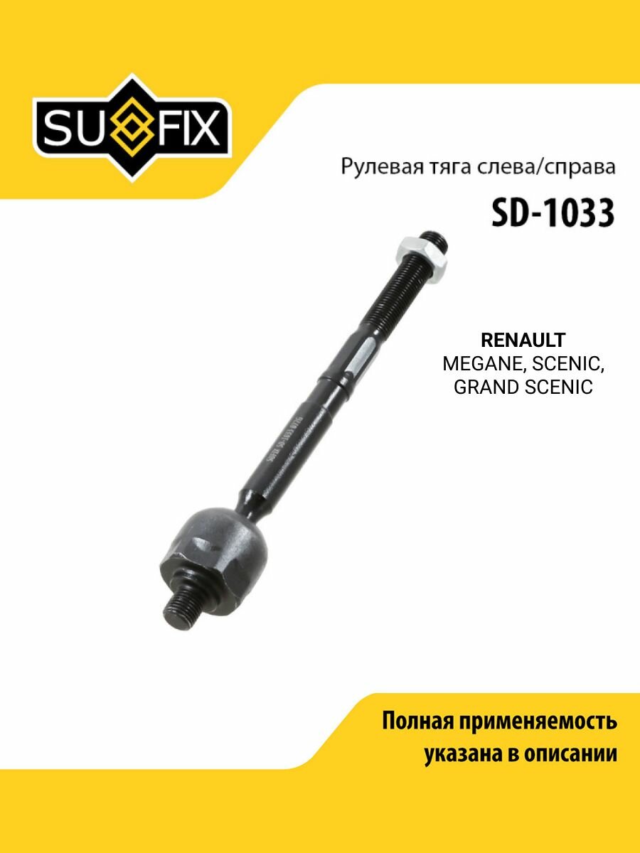 Тяга рулевая передняя правая/левая для RENAULT MEGANE, SCENIC, GRAND SCENIC / SUFIX SD-1033