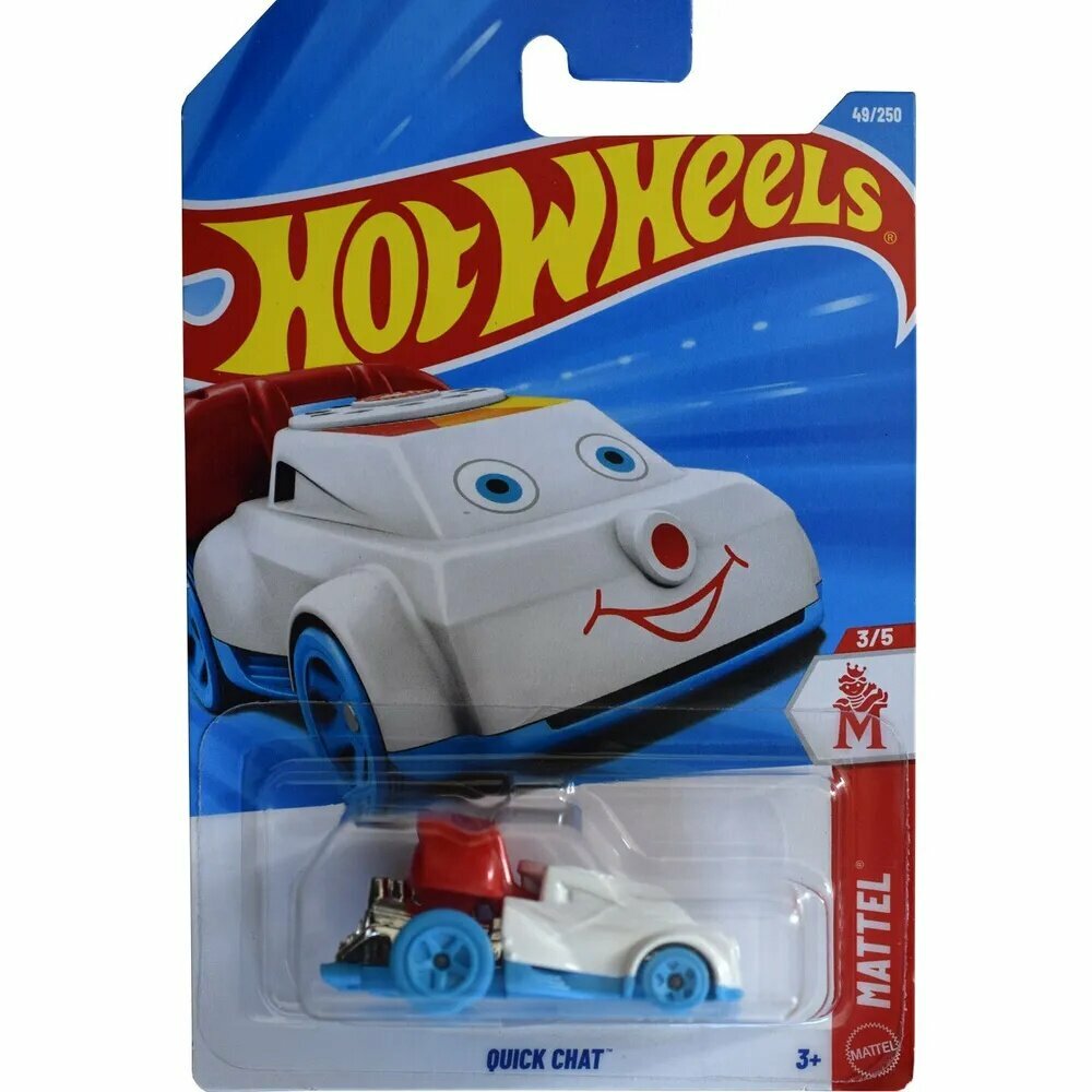 Машинка для детей Hot Wheels Quick Chat 1:64 сплав Mattel серия 2026C / 49/250