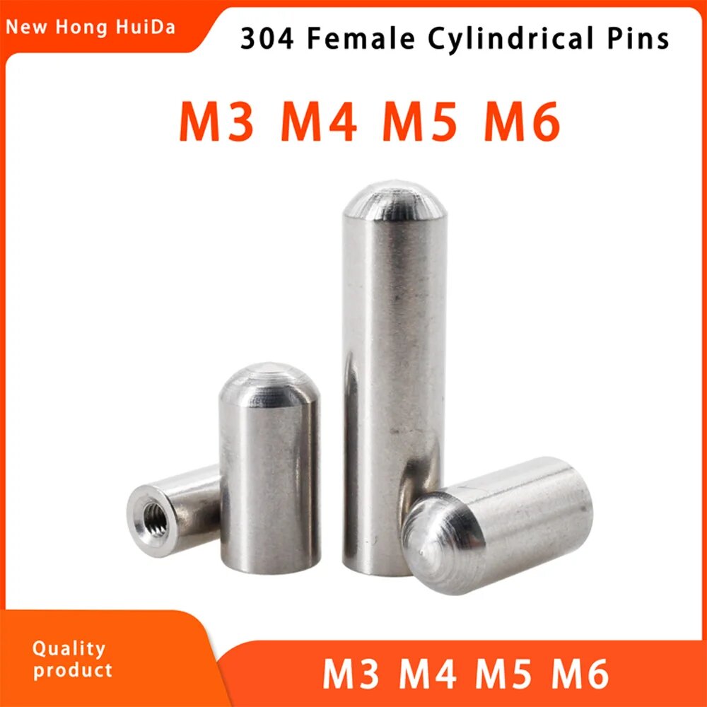 NEWHONGHUIDA Дюбели с внутренней резьбой M3 M4 M5 M6 из нержавеющей стали 304 M4X16(10pcs)