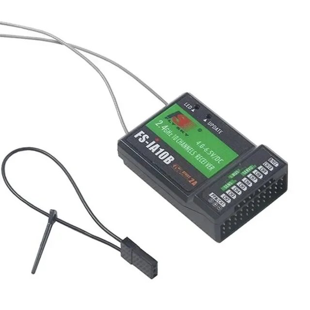 FS-IA10B 10CH 2.4GHz RC Приемник Зеленый