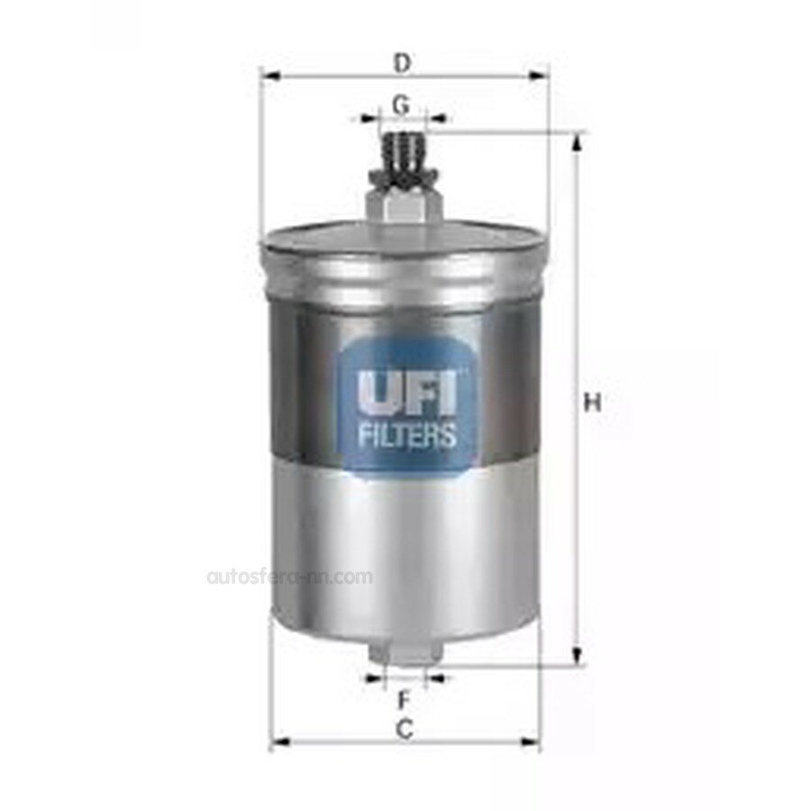 UFI 3150500 Фильтр топливный, бензин