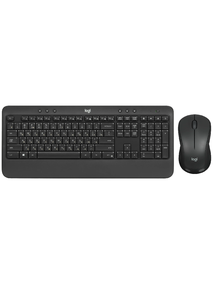 Клавиатура и мышь Logitech MK540 920-008691 Advanced (гравировка), черный (920-008691)
