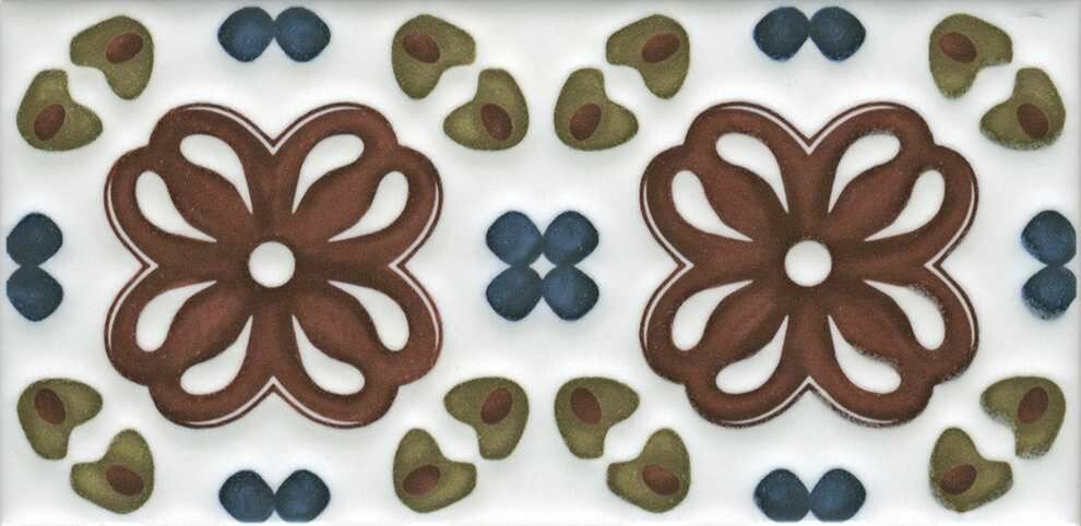 Керамическая плитка KERAMA MARAZZI STG/B616/16000 Декор Клемансо орнамент 7,4х15х6,9 Цена за 1/шт