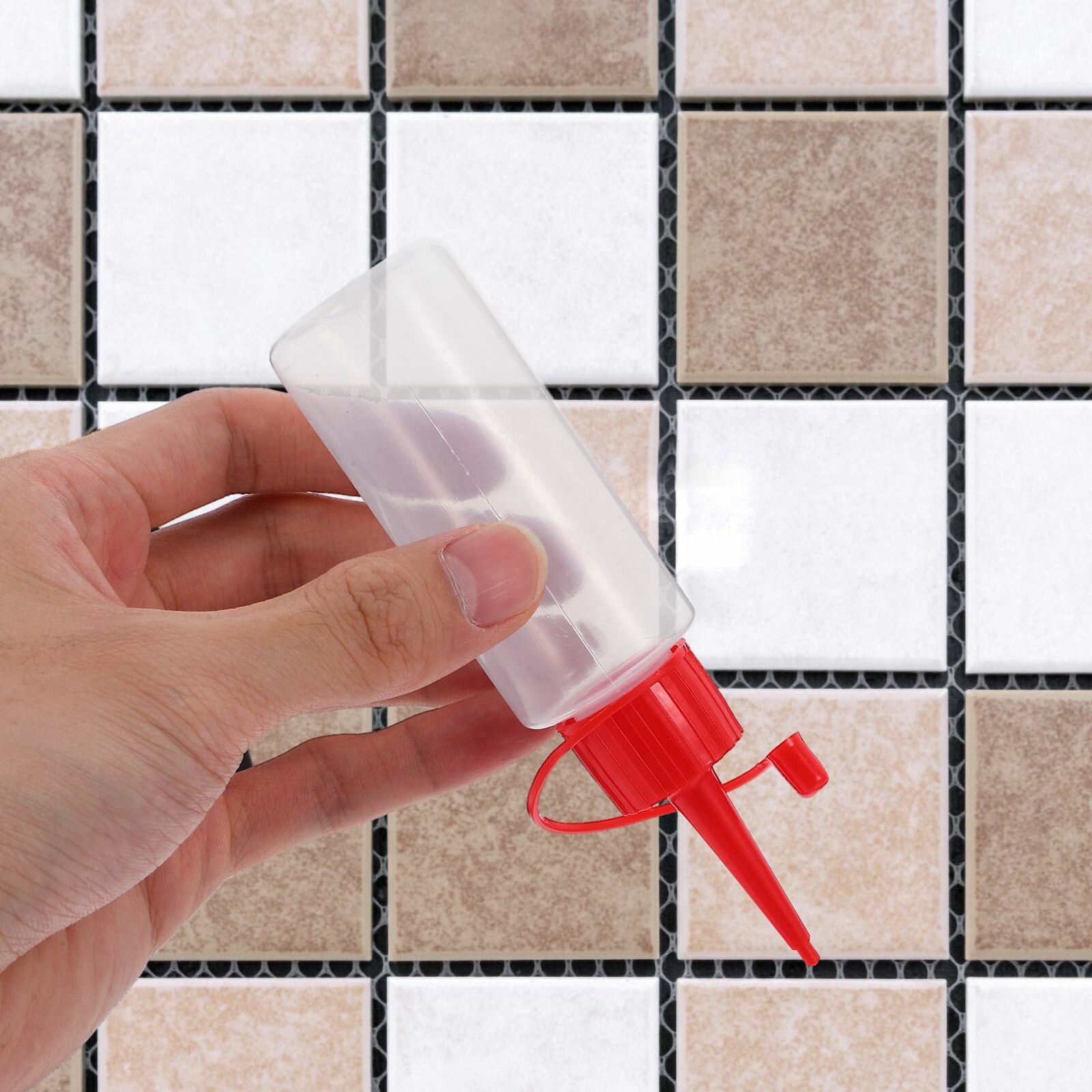 Бутылочки для клея LDPE 10 шт — мягкие пластиковые ёмкости 12,8×3,1 см с носиком и крышкой для точного нанесения