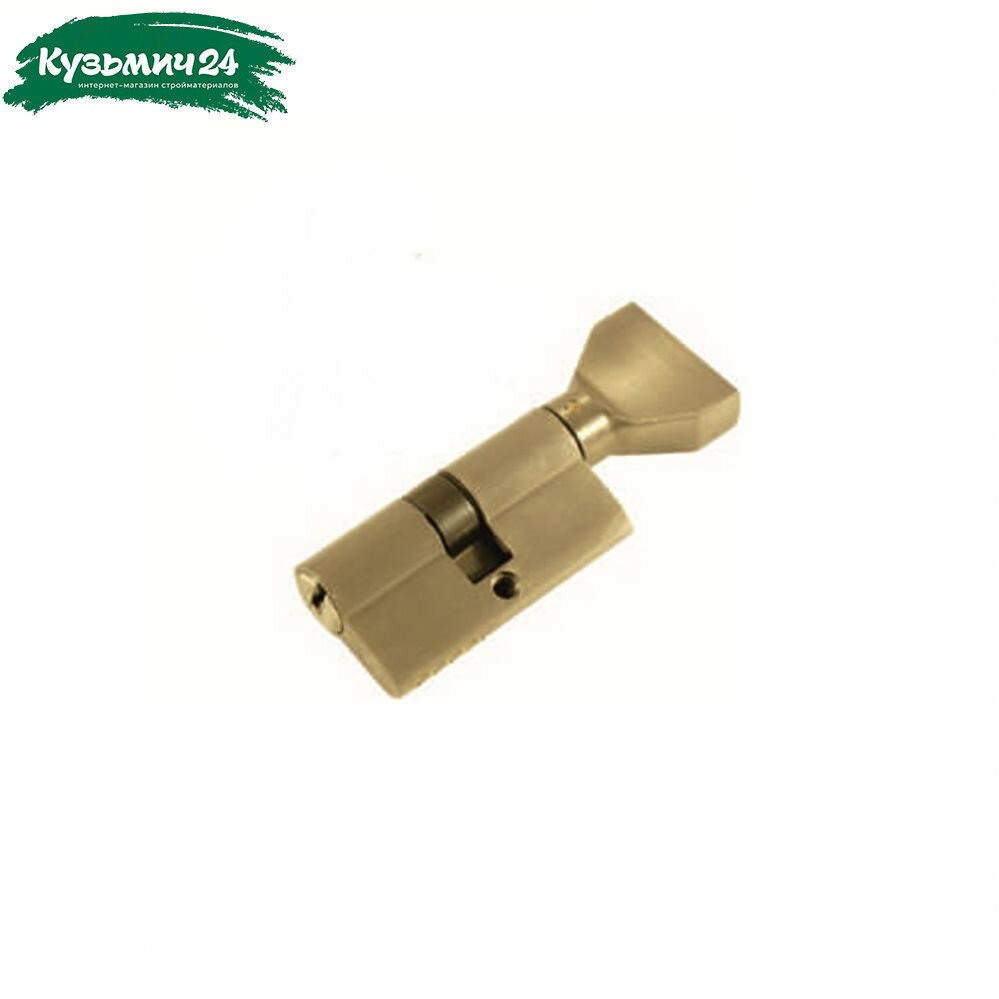 Цилиндровый механизм Maxi Locks CW60 ключ/вертушка SN матовый никель