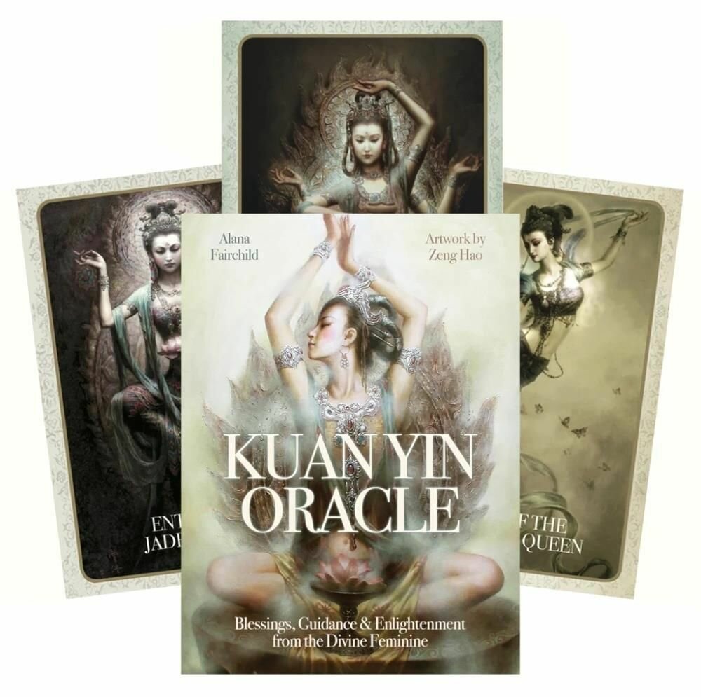 Карты Таро "Kuan Yin Oracle" Blue Angel / Карманный Оракул Куан Инь 63542