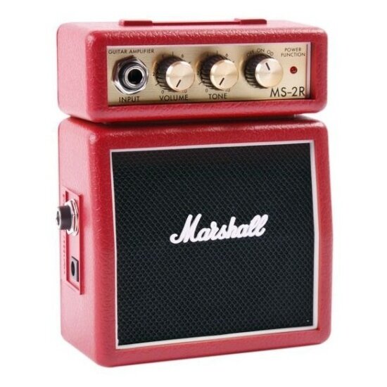 Гитарный комбоусилитель Marshall MS-2R Micro Amp, красный