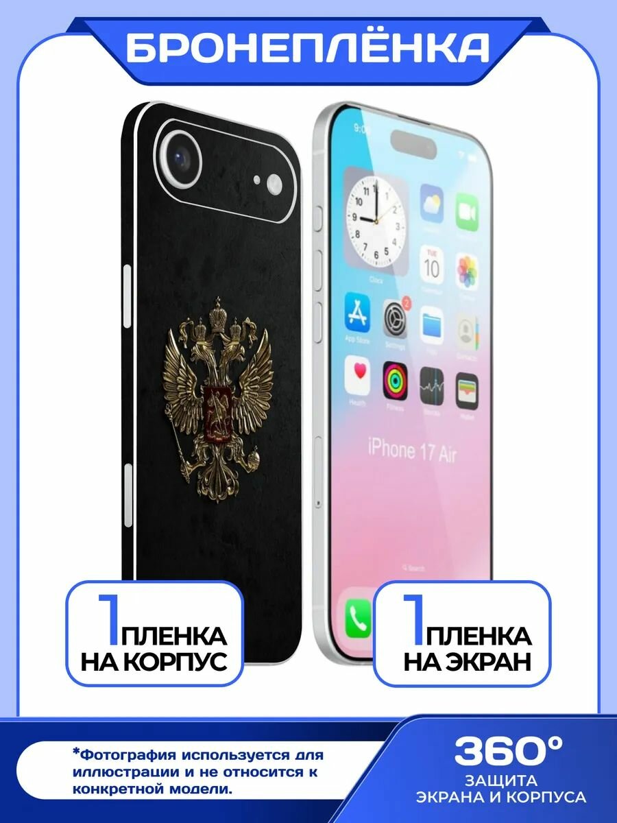 Пленка на экран и корпус для iPhone 17 Air