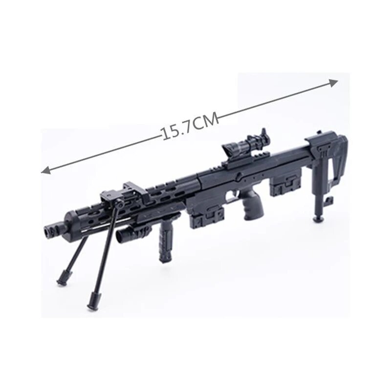 Пластиковый пистолет M134 Gatling Minigun 1:6 T800