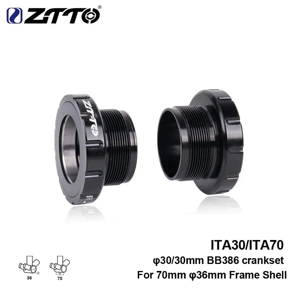 ZTTO ITA30/ITA70 каретка для BB386, черная