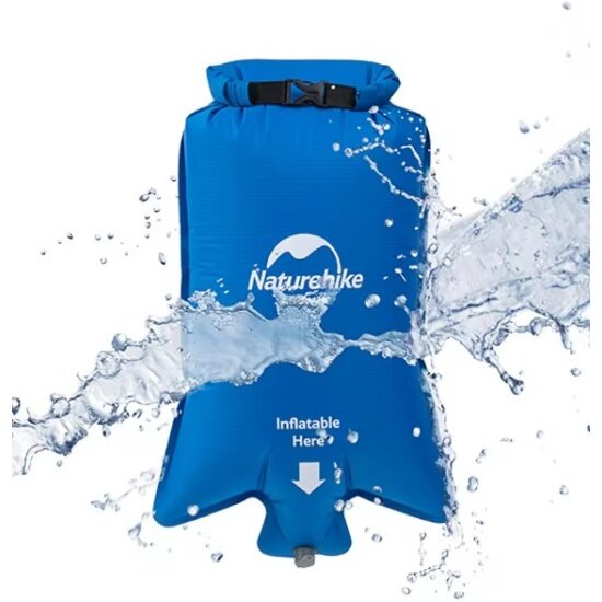 Гермомешок Naturehike для надувания ковриков, синий NH19Q033-D-BL