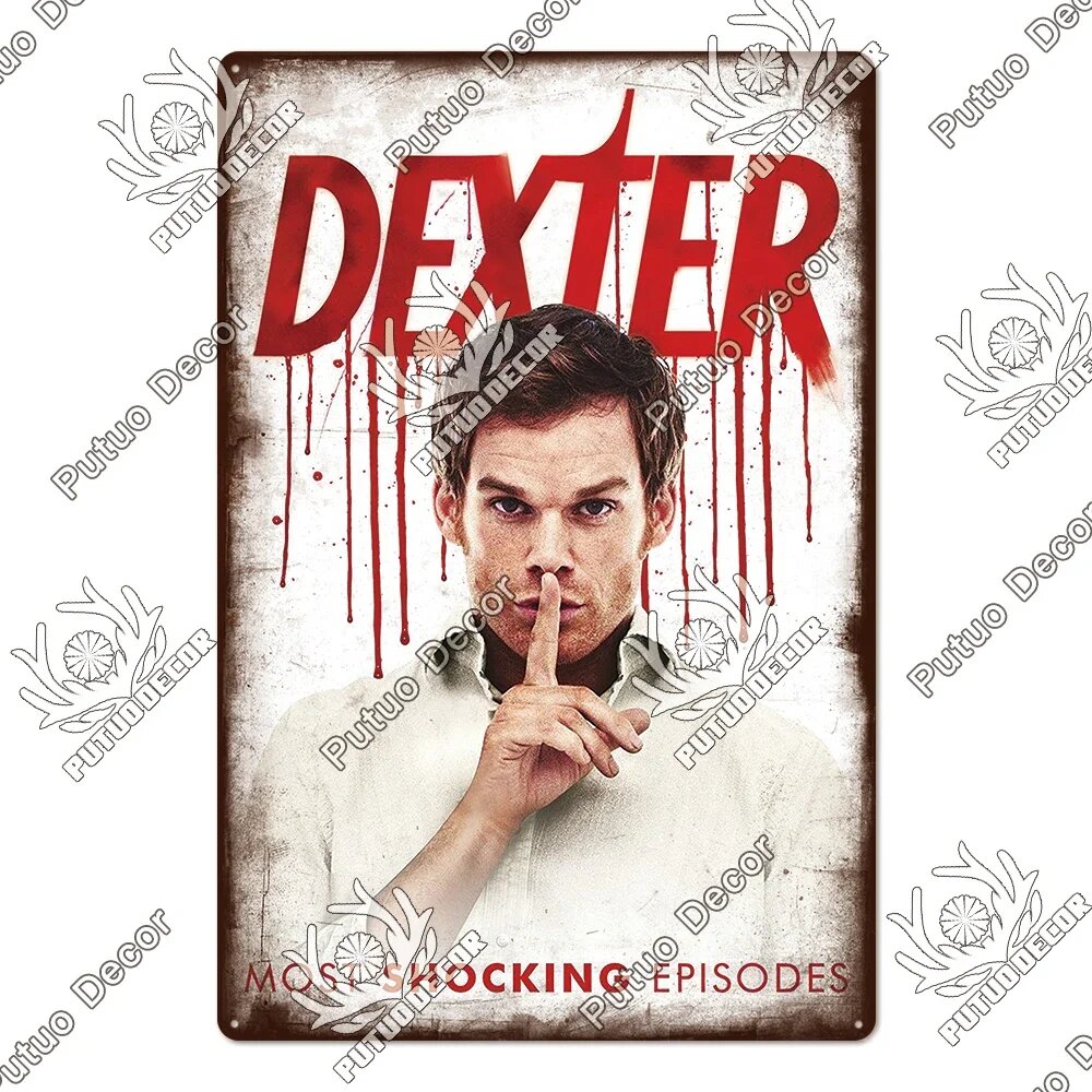 Металлический плакат Dexter, винтаж, цвет THE468