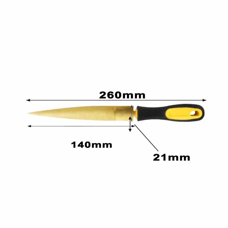 Напильник деревянный 260x21x140 мм, Цвет: 6 inch-1Pc