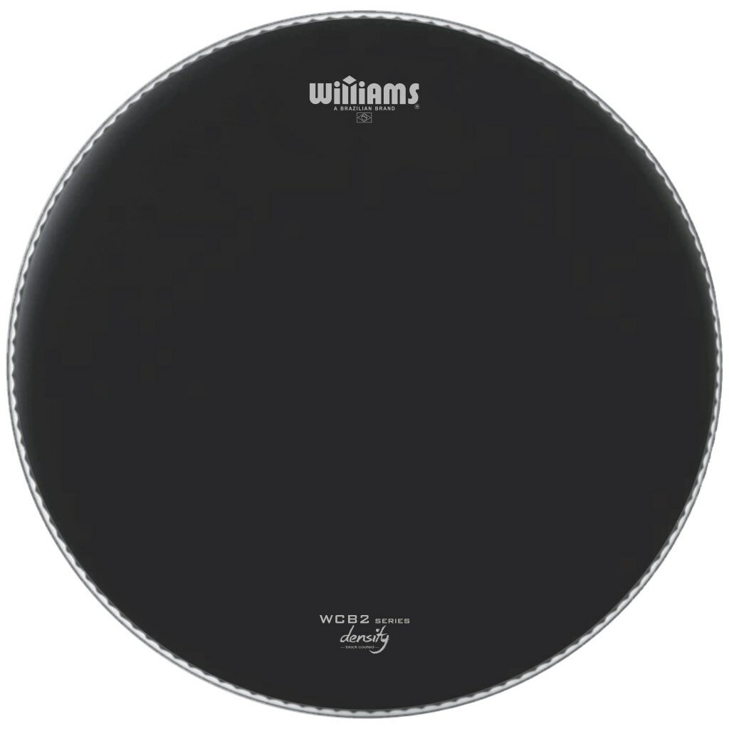 Williams WCB2-10MIL-24 Density Black Series Пластик для бас-барабана 24", с покрытием, черный