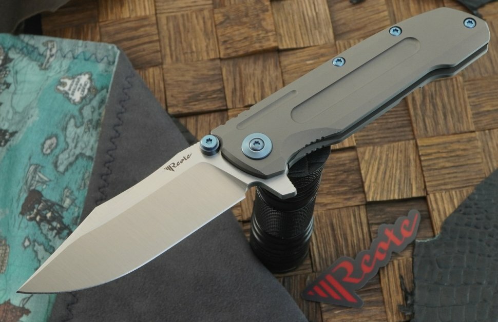 Складной нож Reate Knives 9D-V2, сталь CPM 154CM, S, рукоять титан
